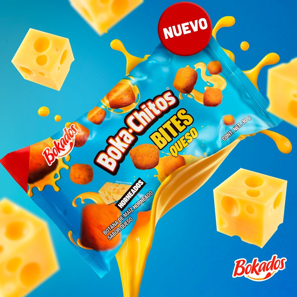 Boka Chitos Bites Queso 30 g | Abarrotes La Barata